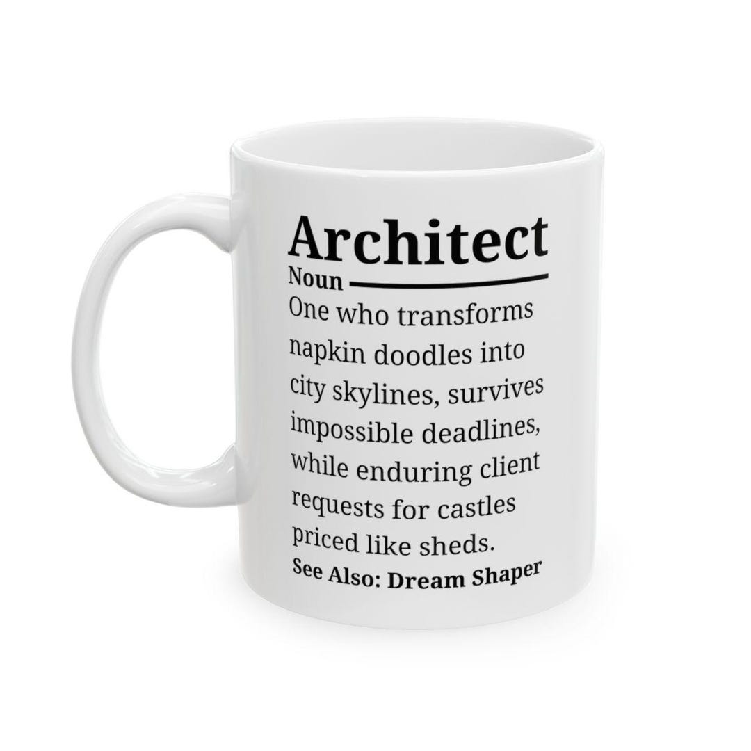 Architect Mug, Coffee Mug Architect, Gift for Architect, Architecture ...