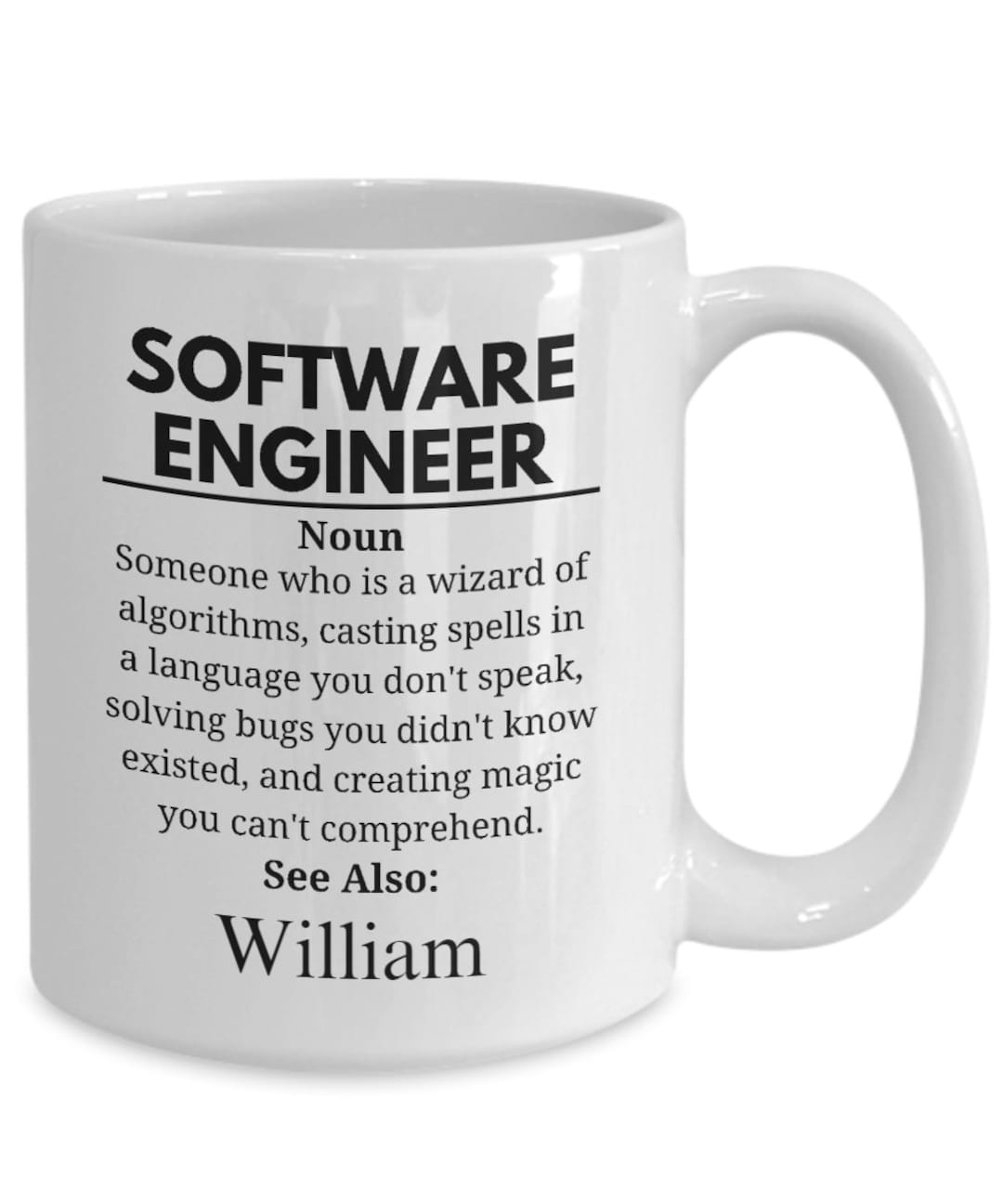 Software Engineer Gift, Personalized Tech Mug, Funny Tech Gift, Geek Gift, Coder Present ...