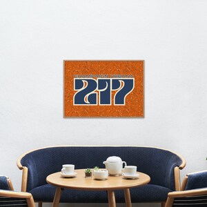 217 Champaign Urbana Area Code Poster Print- Illinois Wall Art - Etsy