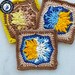 Fire and Water Granny Square Pattern /PDF Written Pattern/ ENGLISH - Etsy