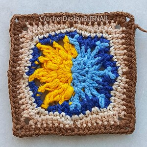 Fire and Water Granny Square Pattern /PDF Written Pattern/ ENGLISH - Etsy