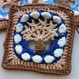 4 Elements Granny Square Patterns / Instant Digital Download PDF ...