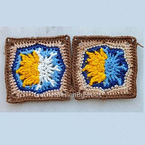 4 Elements Granny Square Patterns / Instant Digital Download PDF ...