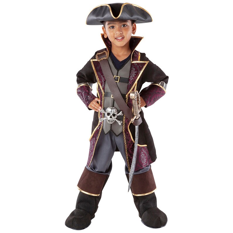 Pirate Captain Kids Costume - Etsy