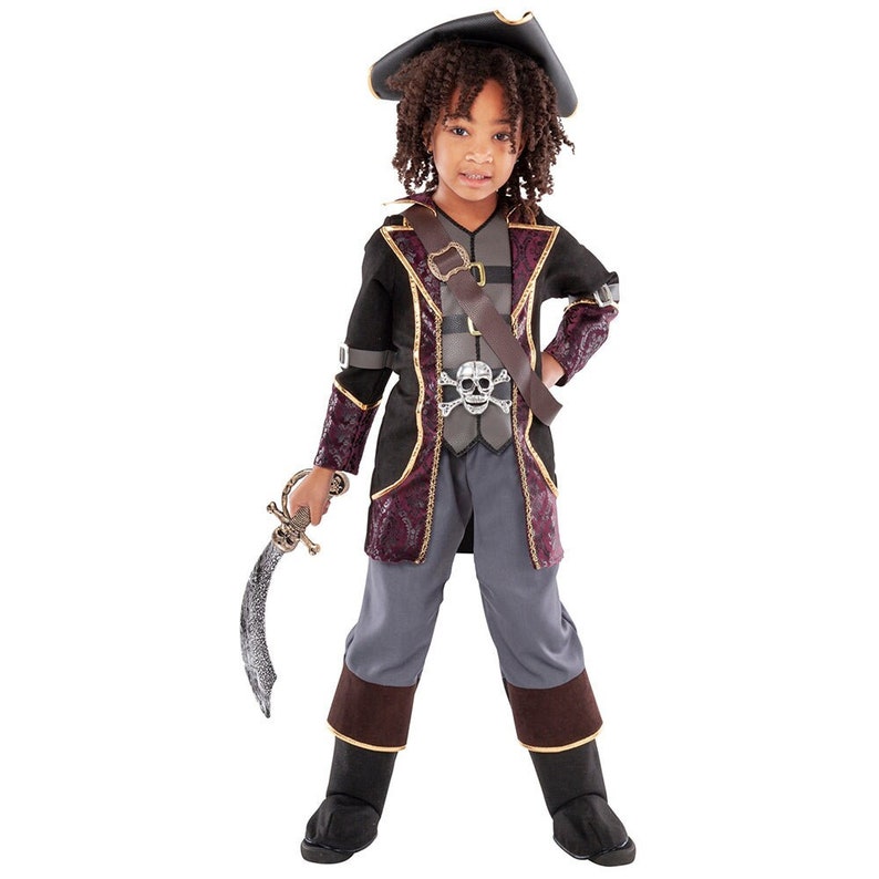 Pirate Captain Kids Costume - Etsy