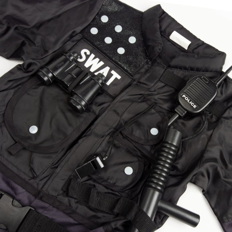 SWAT Team Costume in Black - Etsy