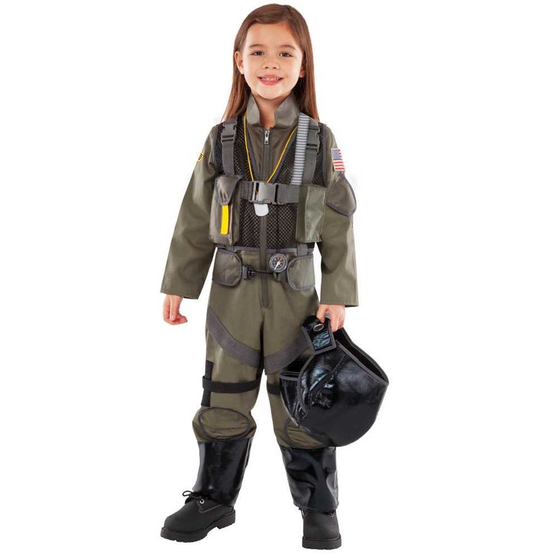 Top Gunner Fighter Pilot Costume - Etsy