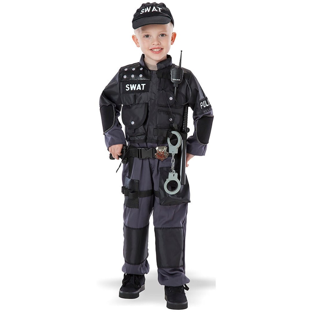 SWAT Team Costume in Black - Etsy