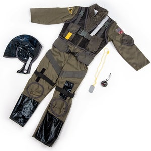 Top Gunner Fighter Pilot Costume - Etsy
