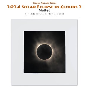 Solar Eclipse #2 - 2024 Total Eclipse Wall Art Print - Etsy