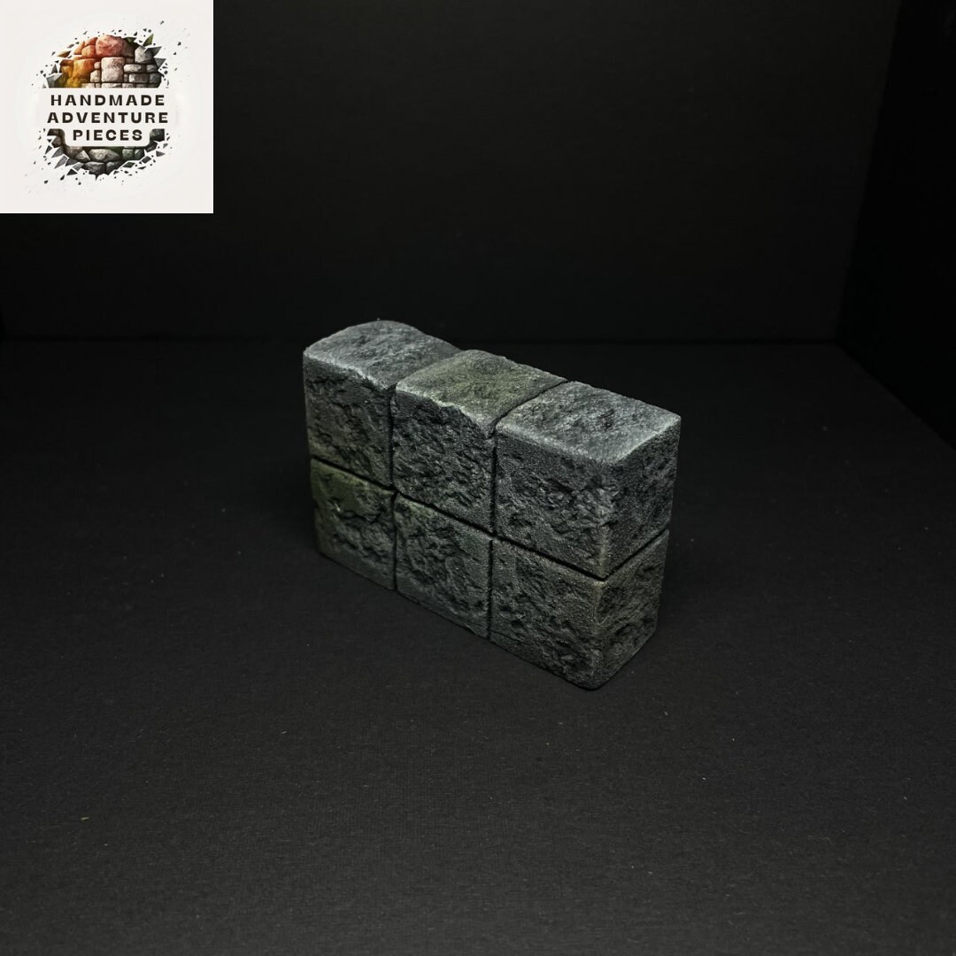 24 Modular Stone Walls Kit for Role Playing Dungeon Dnd Pathfinder Hero ...