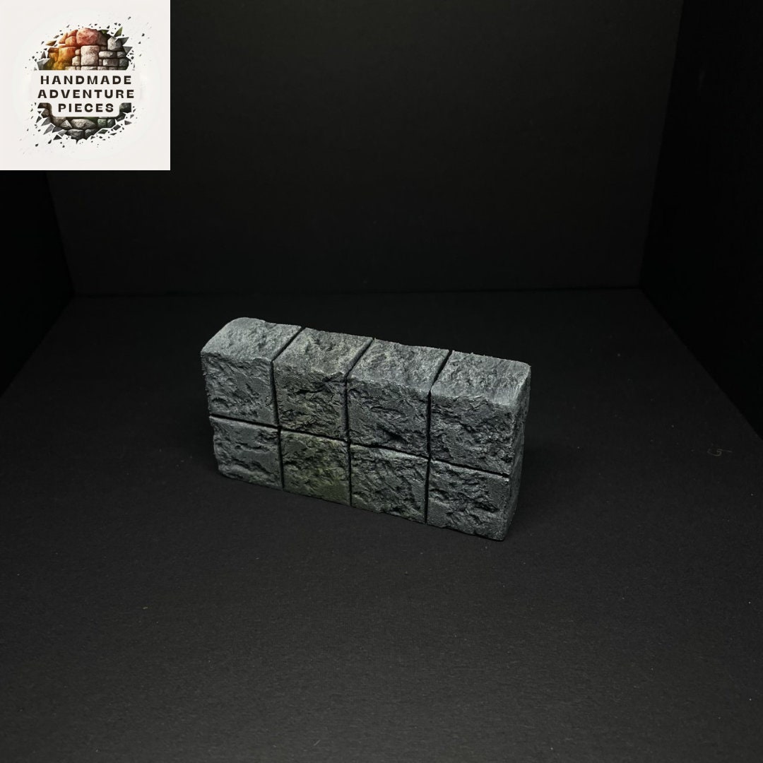 24 Modular Stone Walls Kit for Role Playing Dungeon Dnd Pathfinder Hero ...