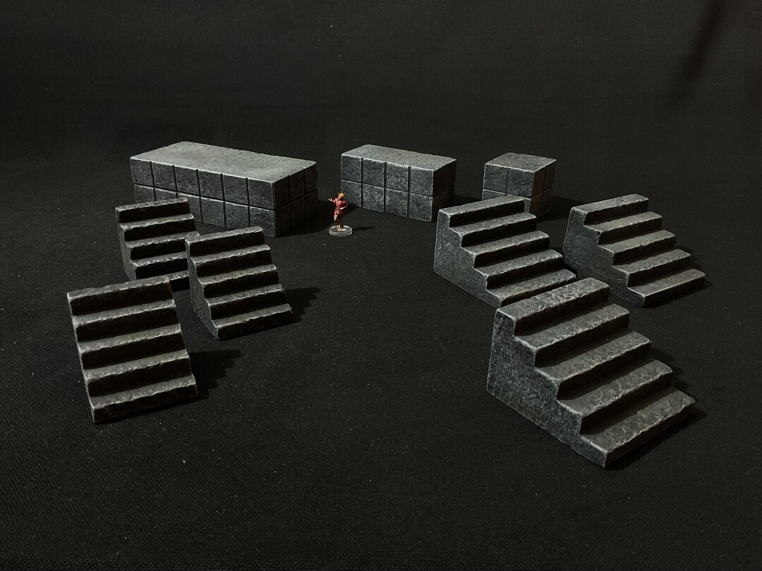 Modular Staircase & Structure Kit – Medieval Scenery for Rpgs and ...