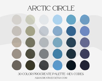 Fresh Autumn Boho Procreate Color Palette | Color Swatches |for Digital ...