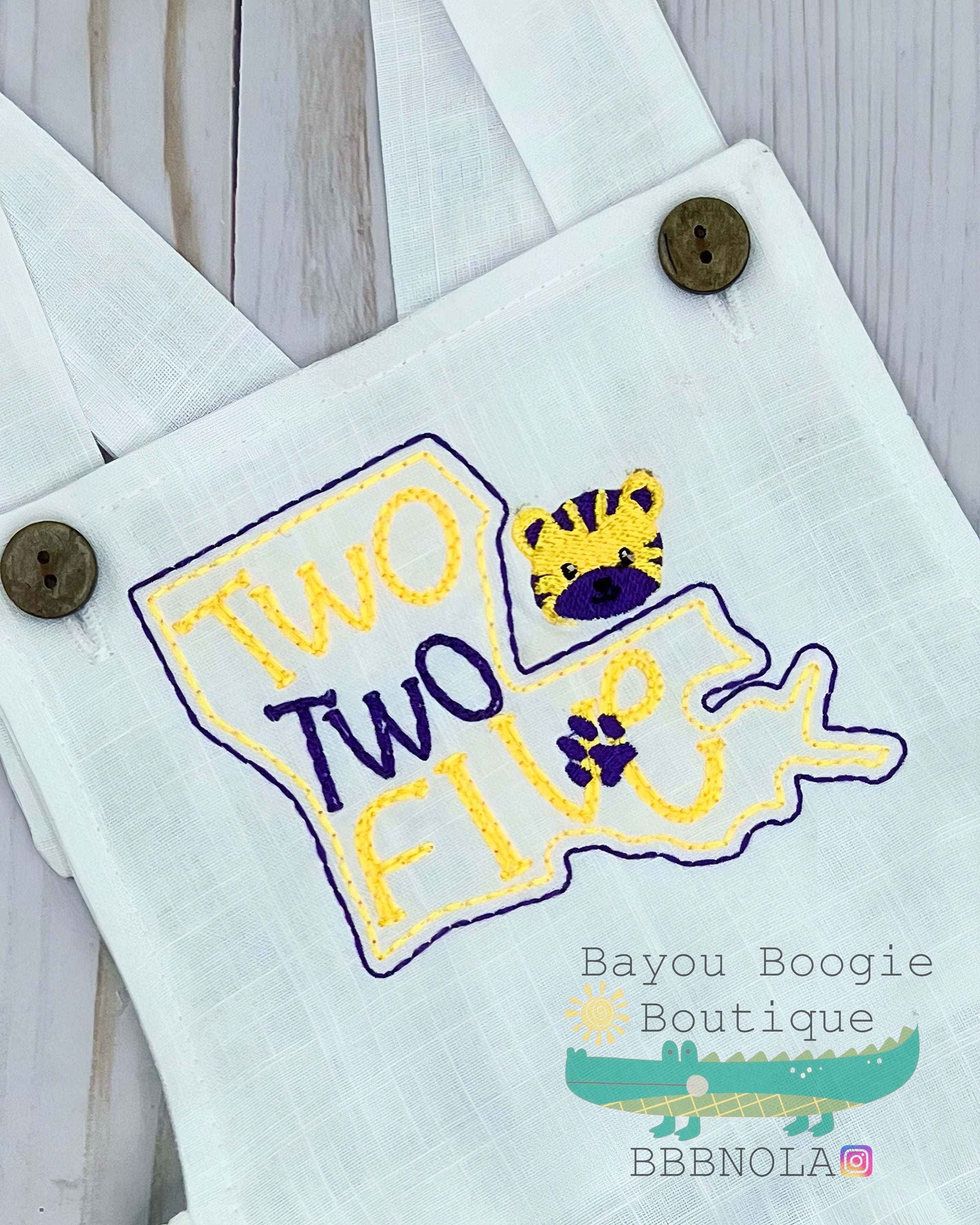 LSU, LSU Football, Boy's Bubble, Baby Boy Embroidery, Game Day, LSU ...