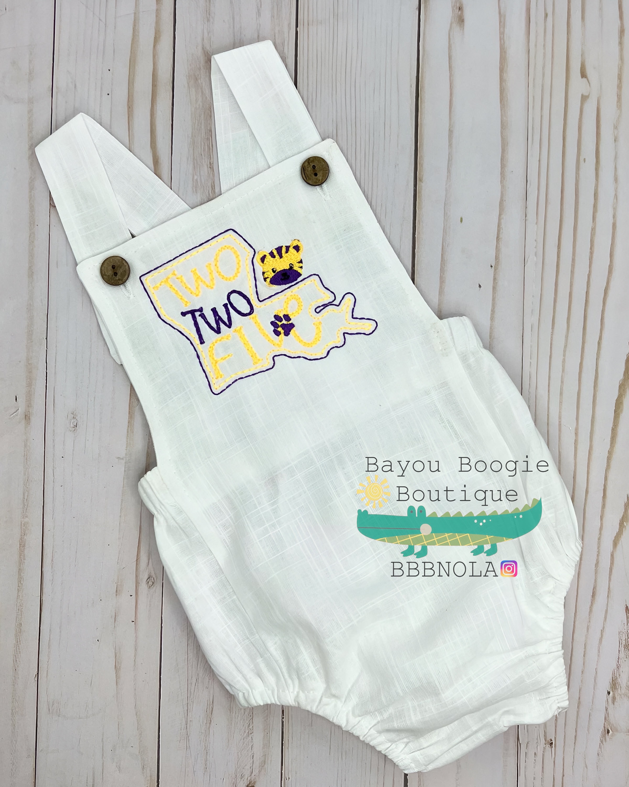 LSU, LSU Football, Boy's Bubble, Baby Boy Embroidery, Game Day, LSU ...