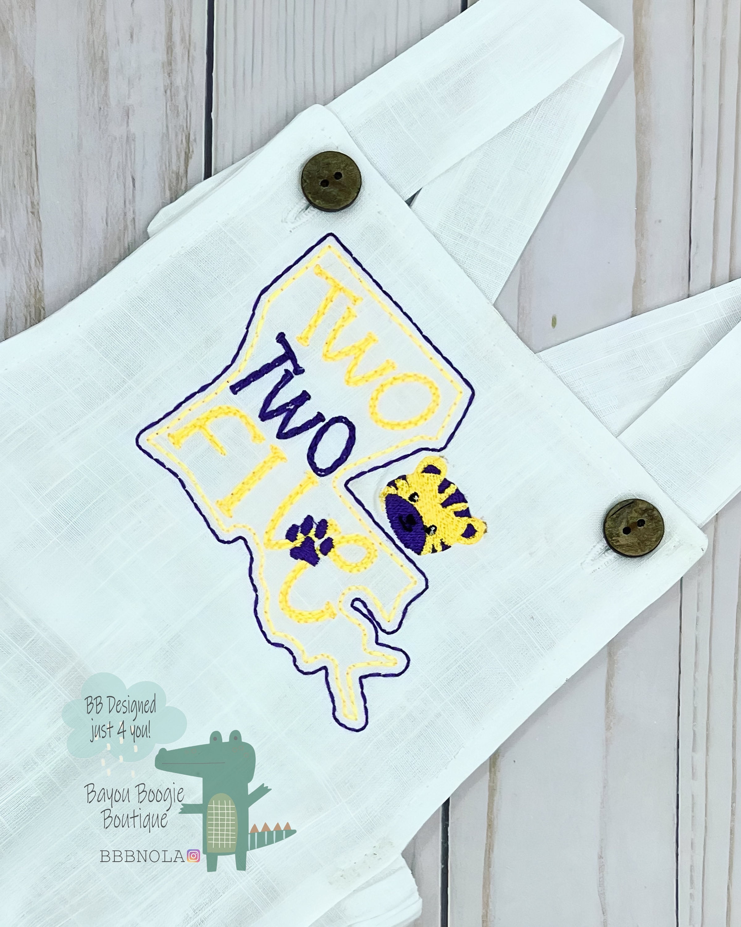 LSU, LSU Football, Boy's Bubble, Baby Boy Embroidery, Game Day, LSU ...