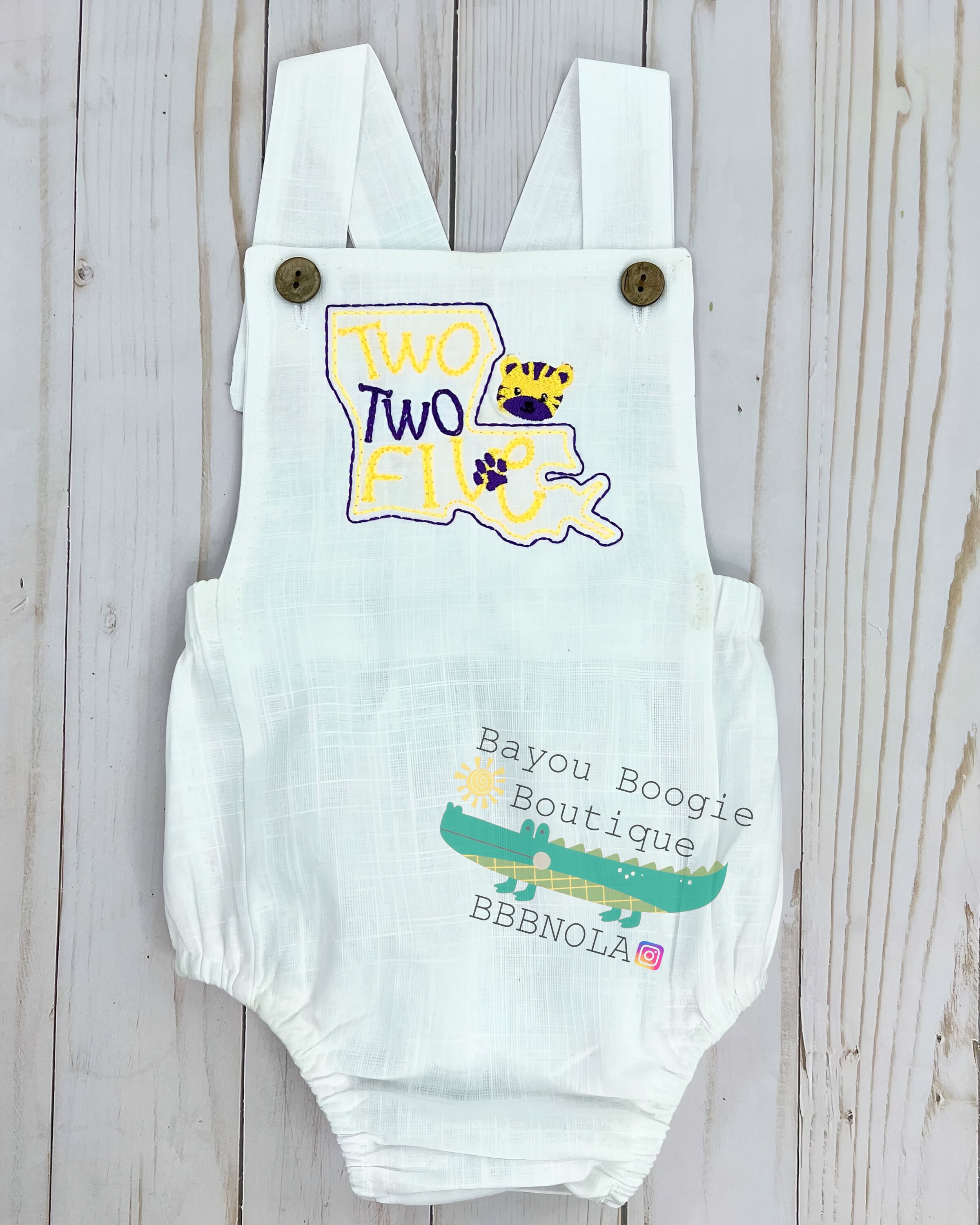 LSU, LSU Football, Boy's Bubble, Baby Boy Embroidery, Game Day, LSU ...