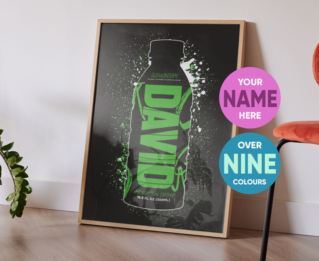 Personalisiertes Prime Drink inspiriertes Poster Print - Etsy.de