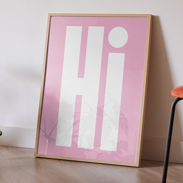 Hello Poster - Etsy UK