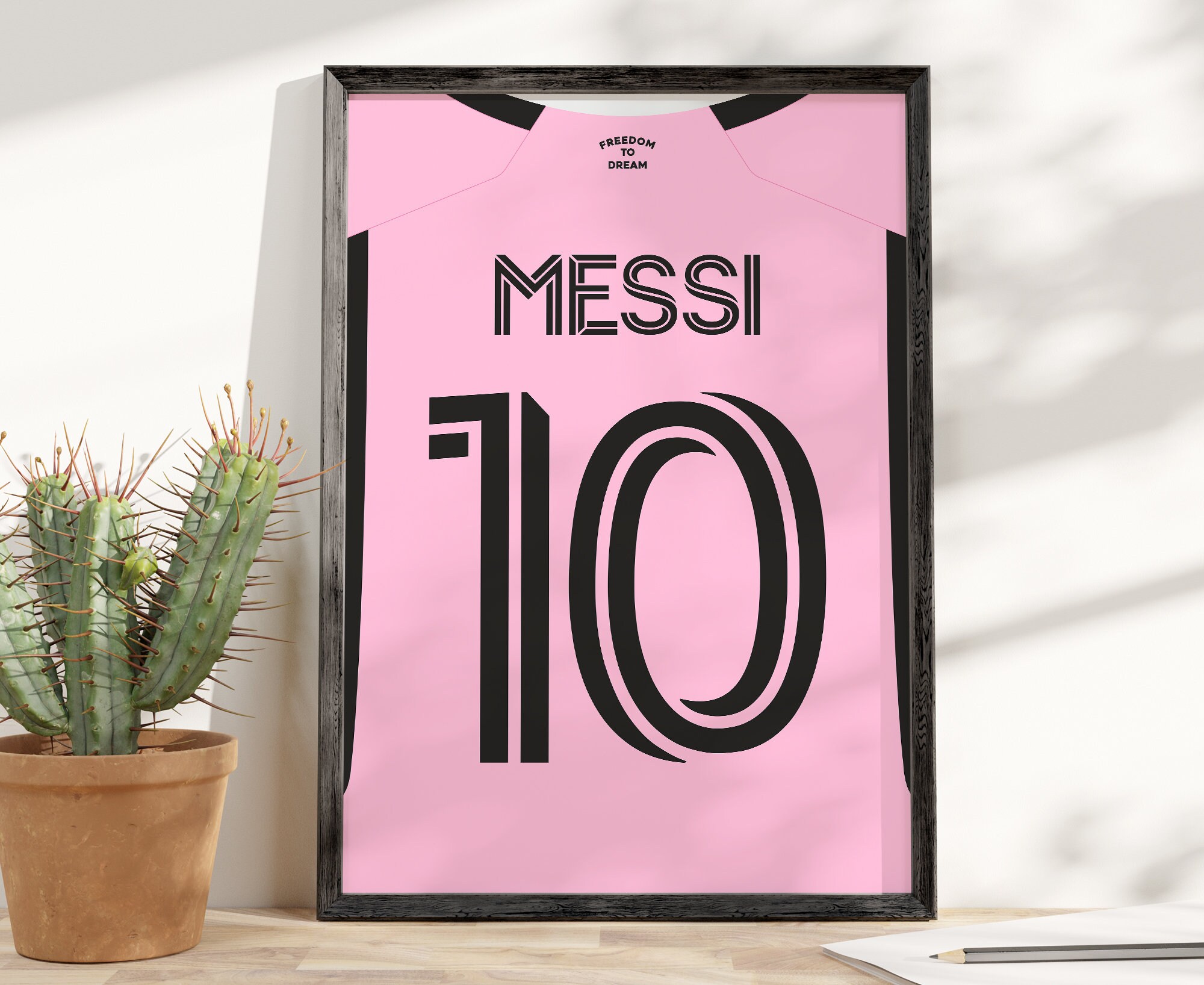 Messi M10 Póster para Fan de Club de Fútbol, Merch regalo para Fan de ...