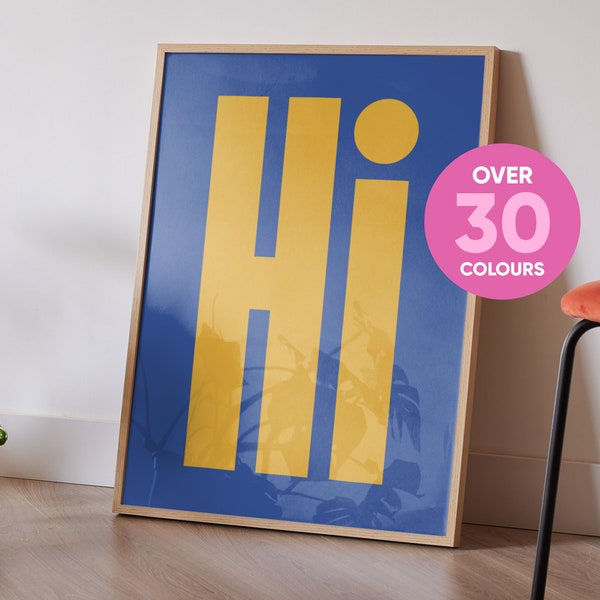 Hello Poster - Etsy UK