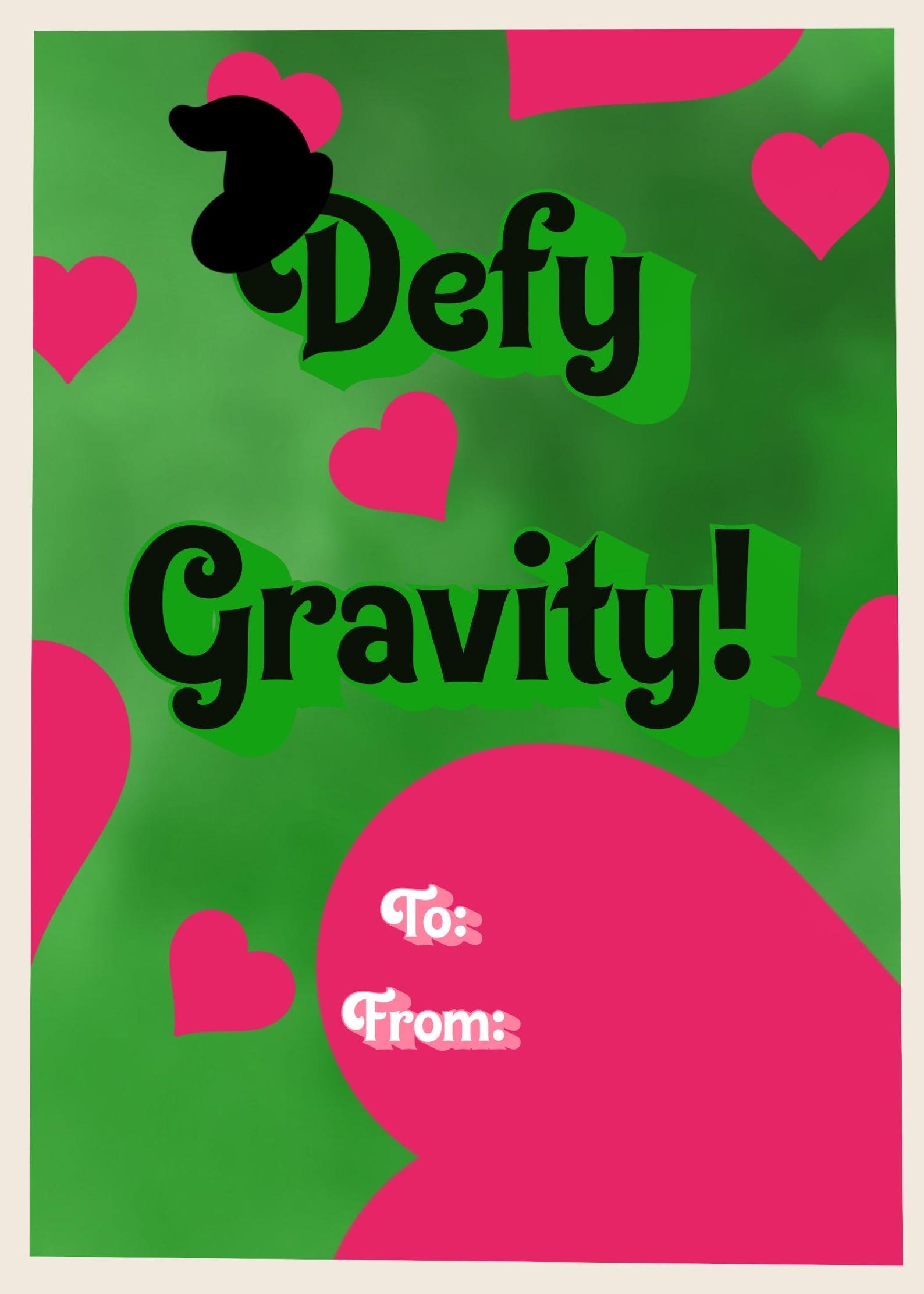 Wicked Valentines Day Card Digital Download Printable PDF Pink and ...