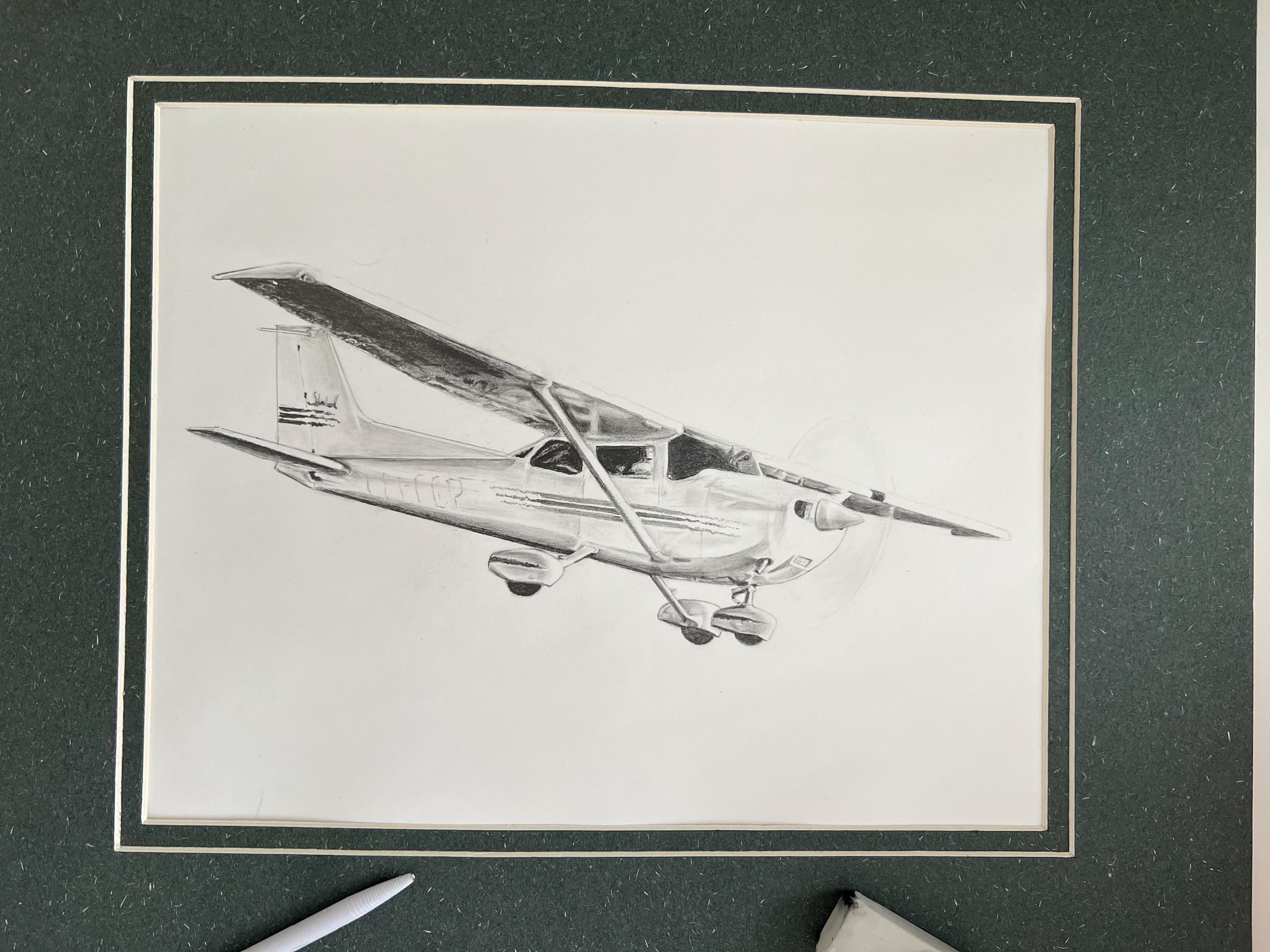 Cessna 172 Skyhawk Customizable Tail Number Print W/ Frame & Matte - Etsy
