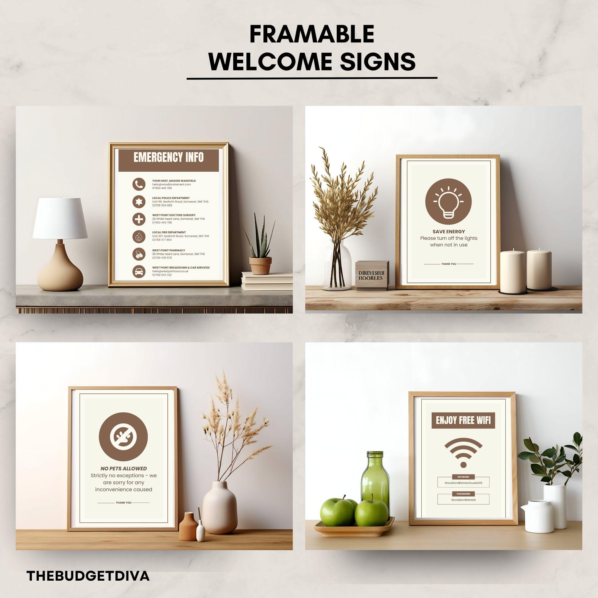 Airbnb Boho Checklist Bundle Editable Airbnb Canva Customizable Starter ...