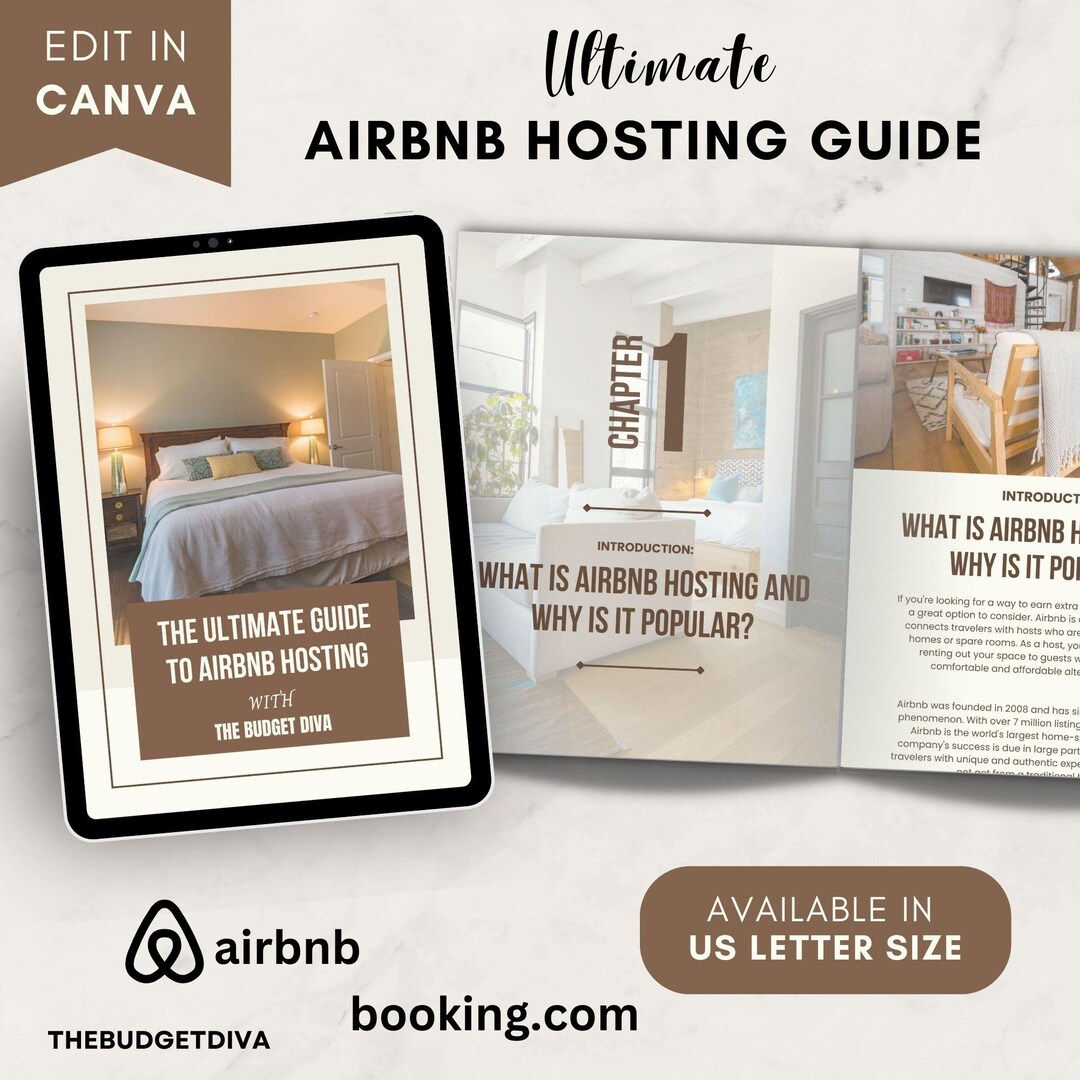 Airbnb Guide Ultimate Hosting Tool Kit Host Welcome Guide Bundle Super ...