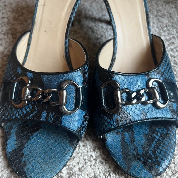 Amalfi by Rangoni Python Kitten Heels - Gem