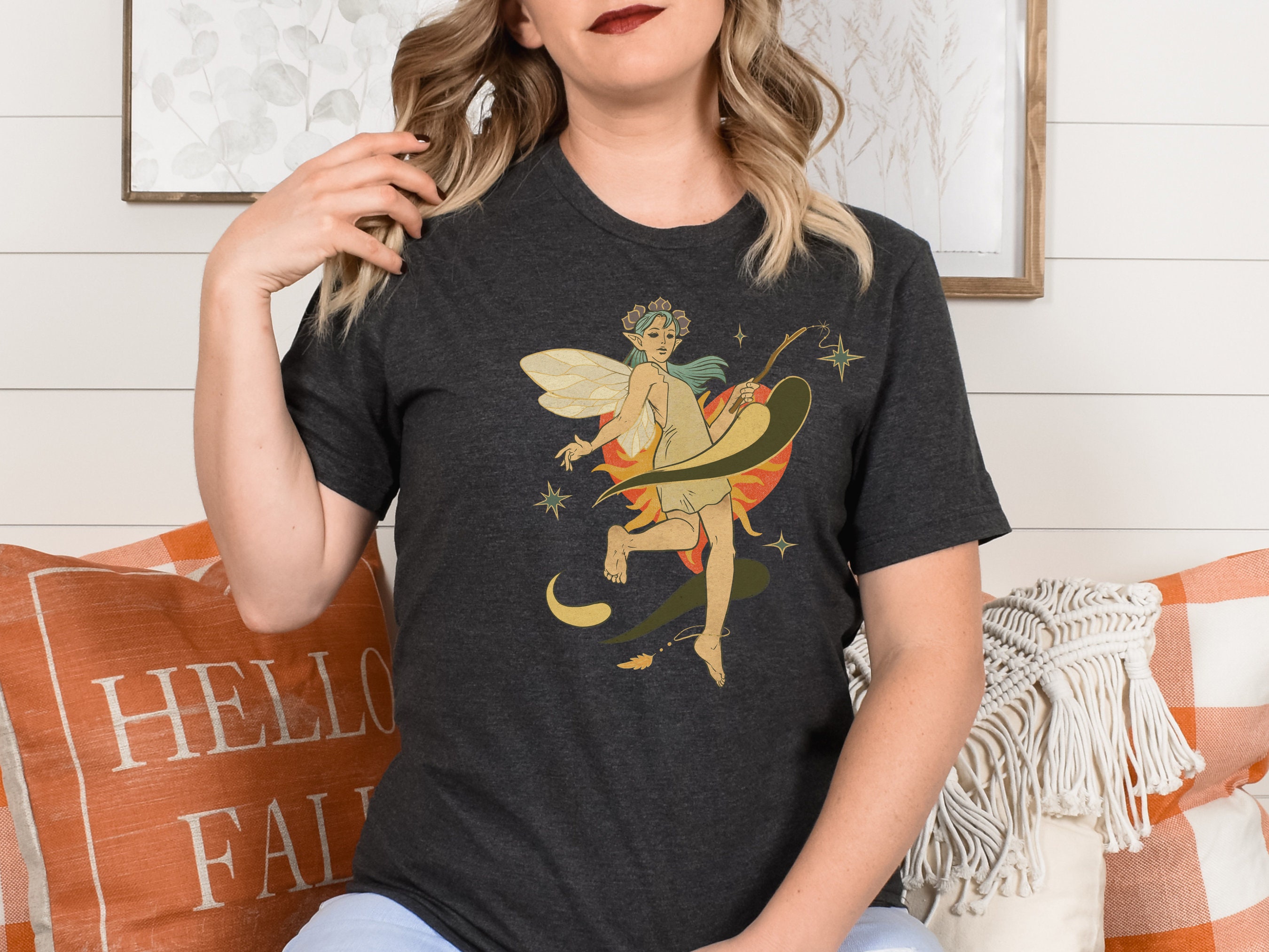 Cottagecore Fairy T-shirt Fairycore Shirtvintage Fairy Tee - Etsy