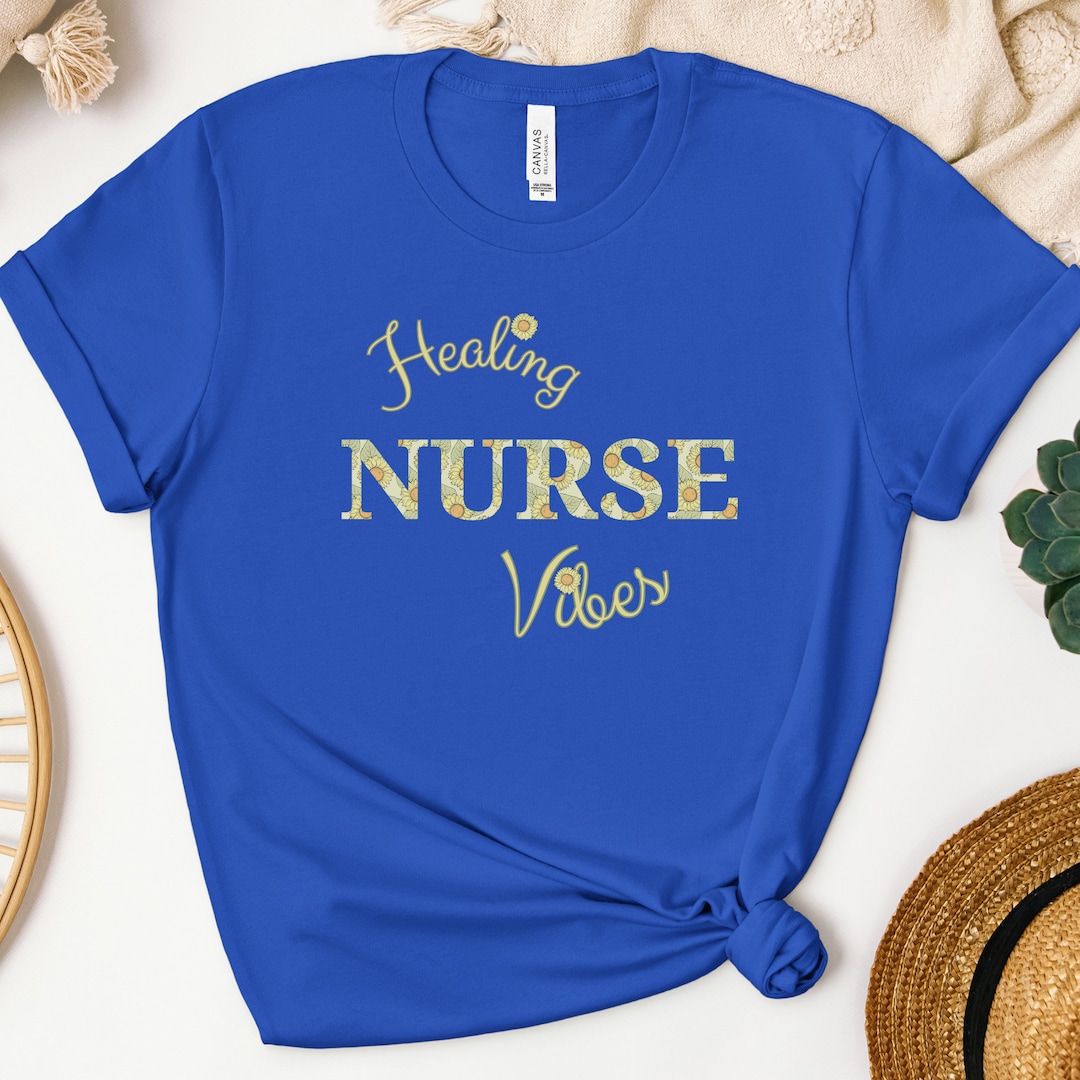Nurse Gift RN Nursing T-shirt Floral Boho Shirt Nurse Gift Floral Nurse ...