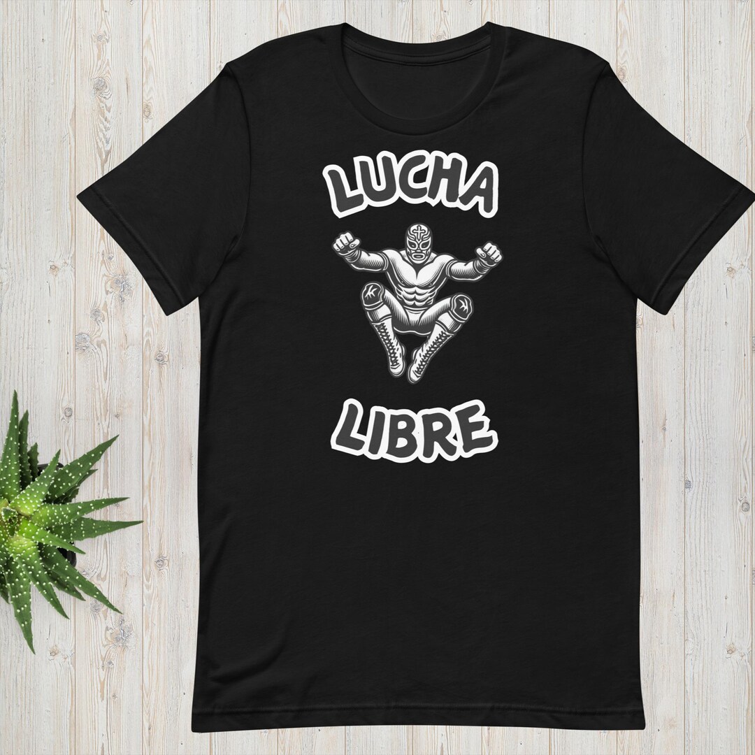 Lucha Libre T-shirt: Mexican Luchador Wrestling Tee - Etsy