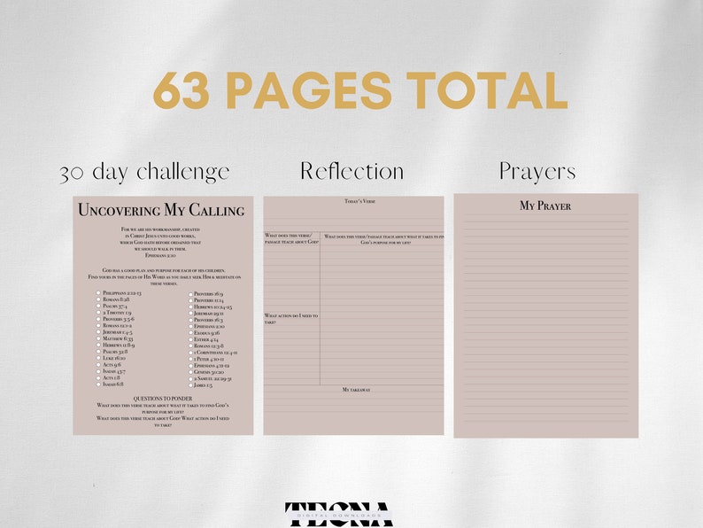 Bible Reading Plan 30 Day Reflection and Prayer Journal Uncovering My ...