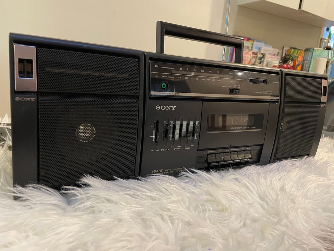 Sony CFS-1020 Vintage Radio Cassette Boombox Detachable Speakers - Etsy