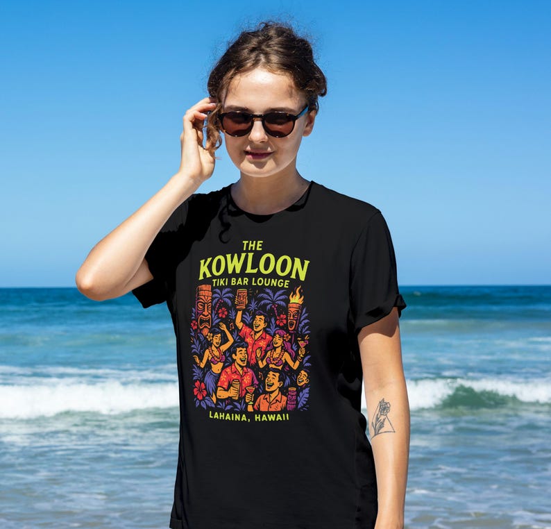 The Kowloon Tiki Lounge Tshirt - Etsy