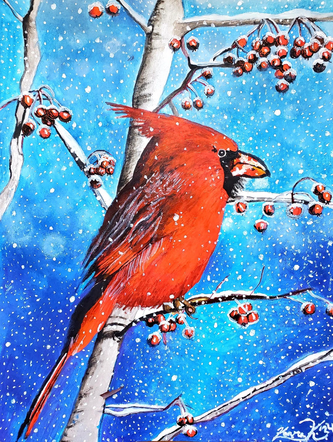 Red Cardinal Christmas Cards - Etsy