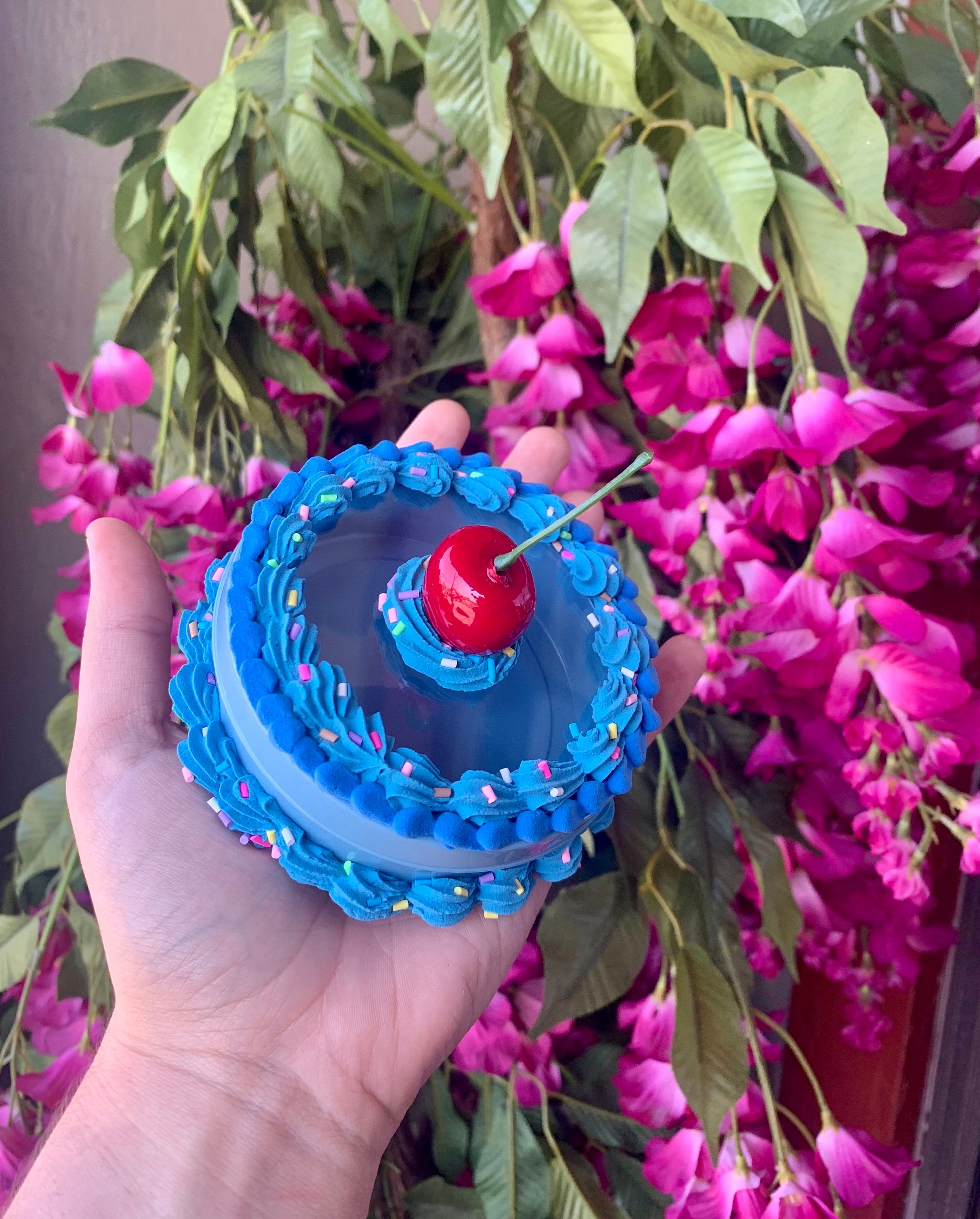 4” Vintage Style Cake Decor Magnet W/cherry - Etsy