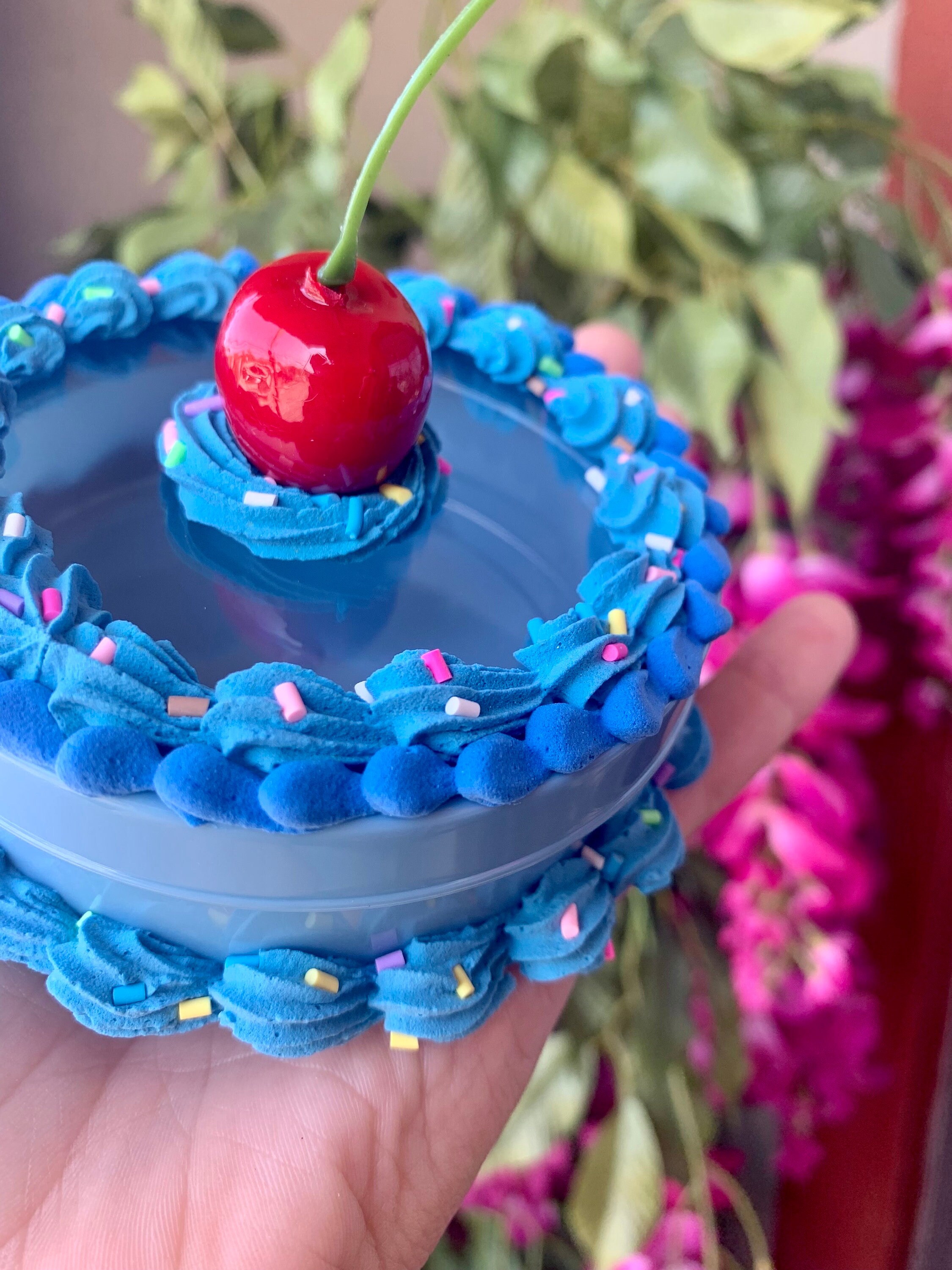 4” Vintage Style Cake Decor Magnet W/cherry - Etsy