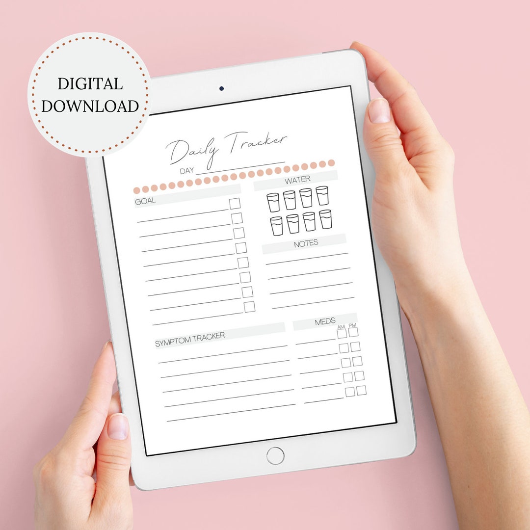 Weekly Wellness Tracker Gut Health Tracker Daily Wellness Tracker SIBO ...