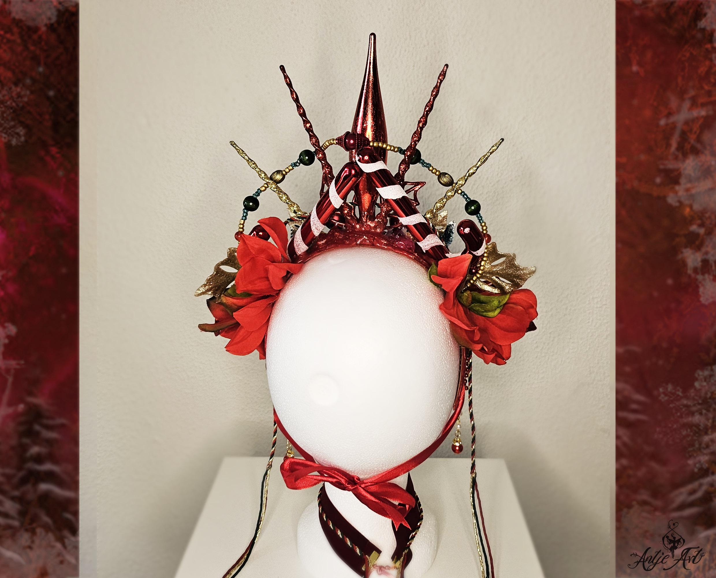 Winter Headdress, Christmas Headdress, Weihnachtskopfschmuck, Christmas ...