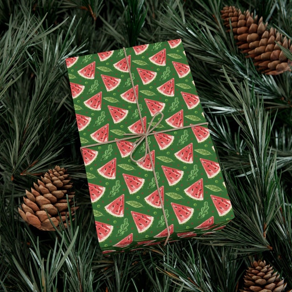 Watermelon Wrapping Paper - Etsy