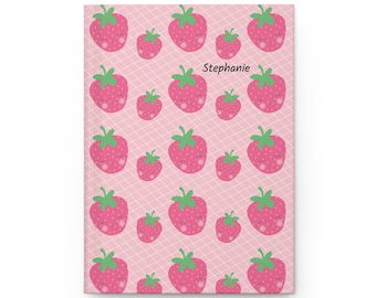 Strawberry Milk Notebook Journal Cute Kawaii Style Notebook - Etsy