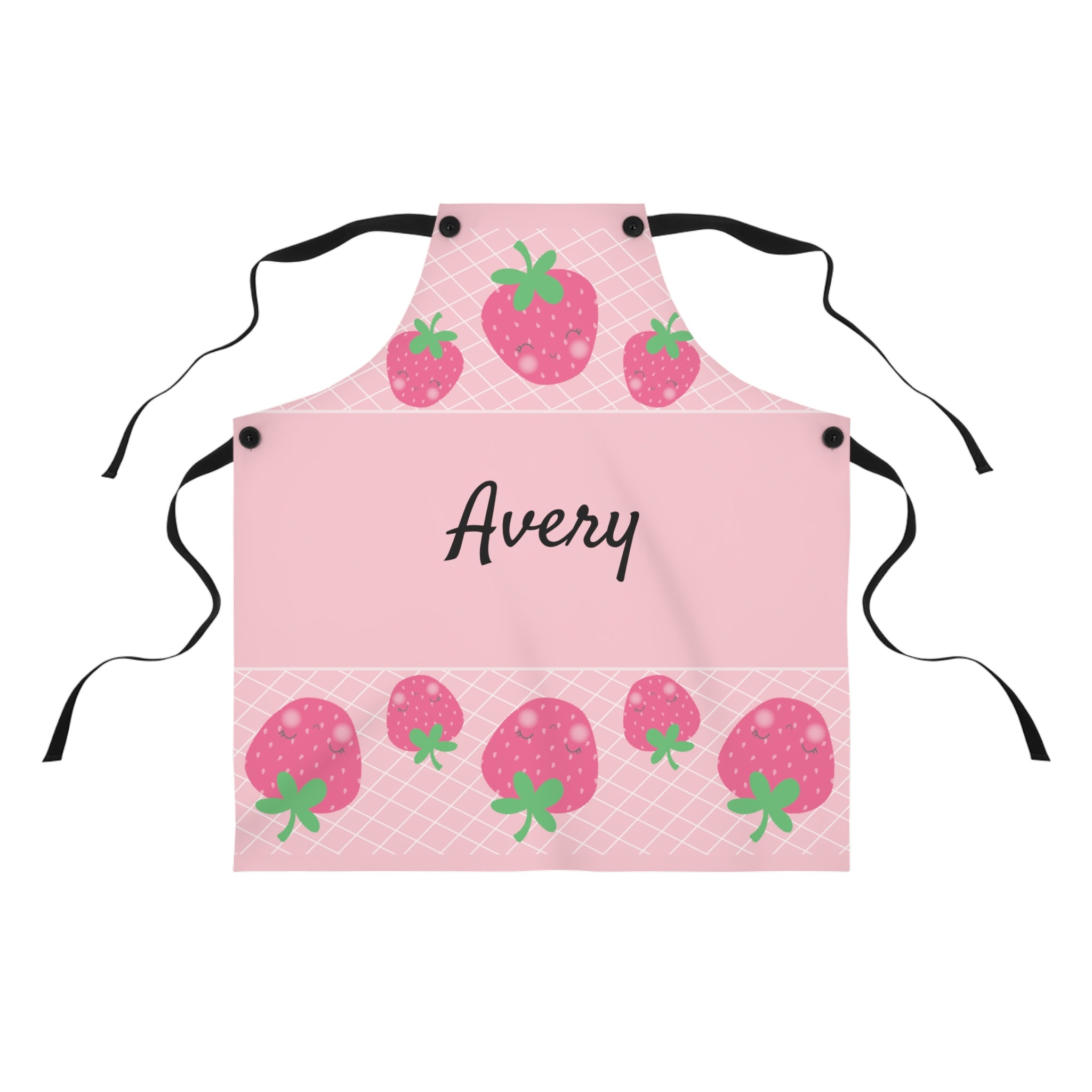 Strawberry Apron - Personalized Cottegecore Strawberry Kitchen ...