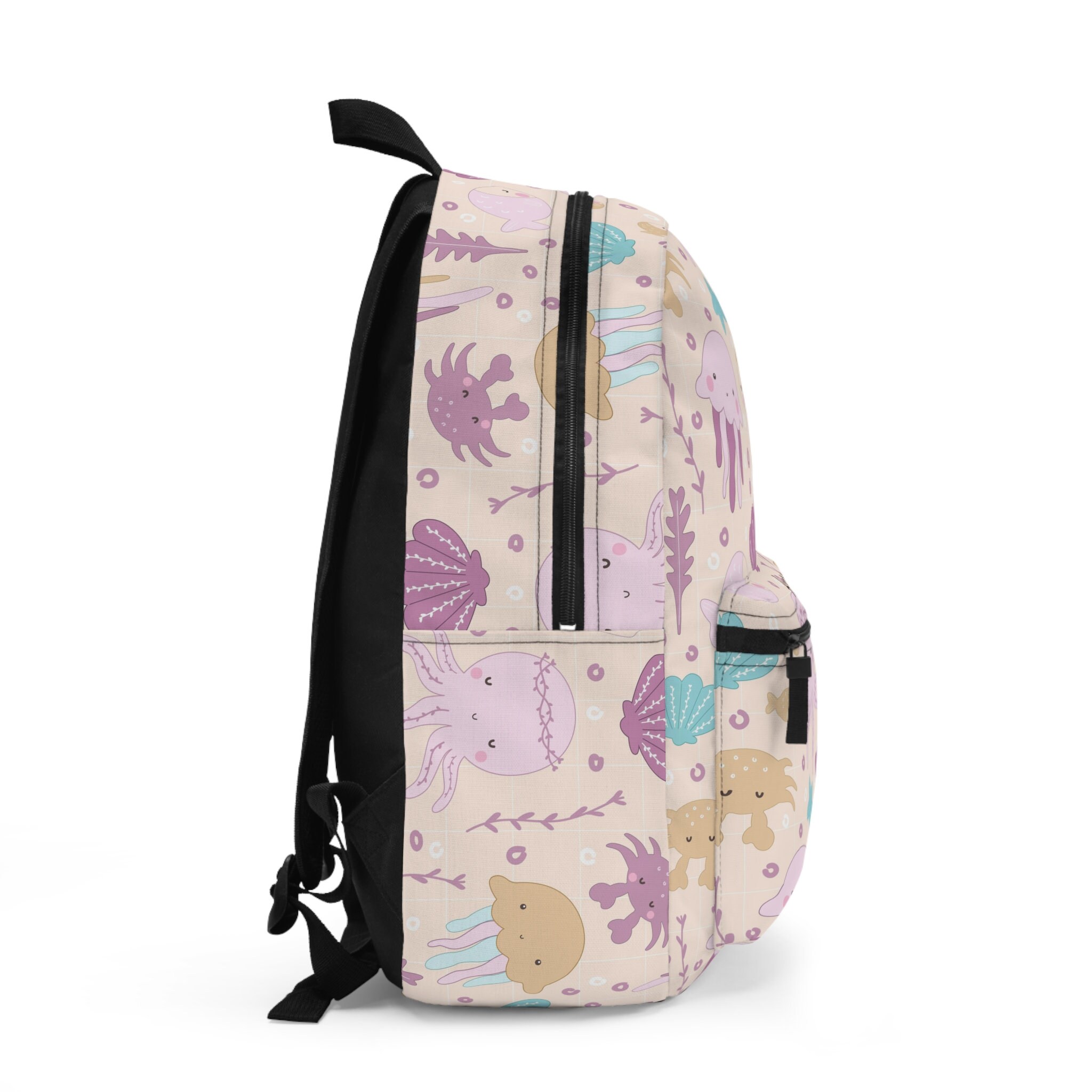 Jellyfish and Sea Creatures Backpack - Personalized Mermaidcore Book ...