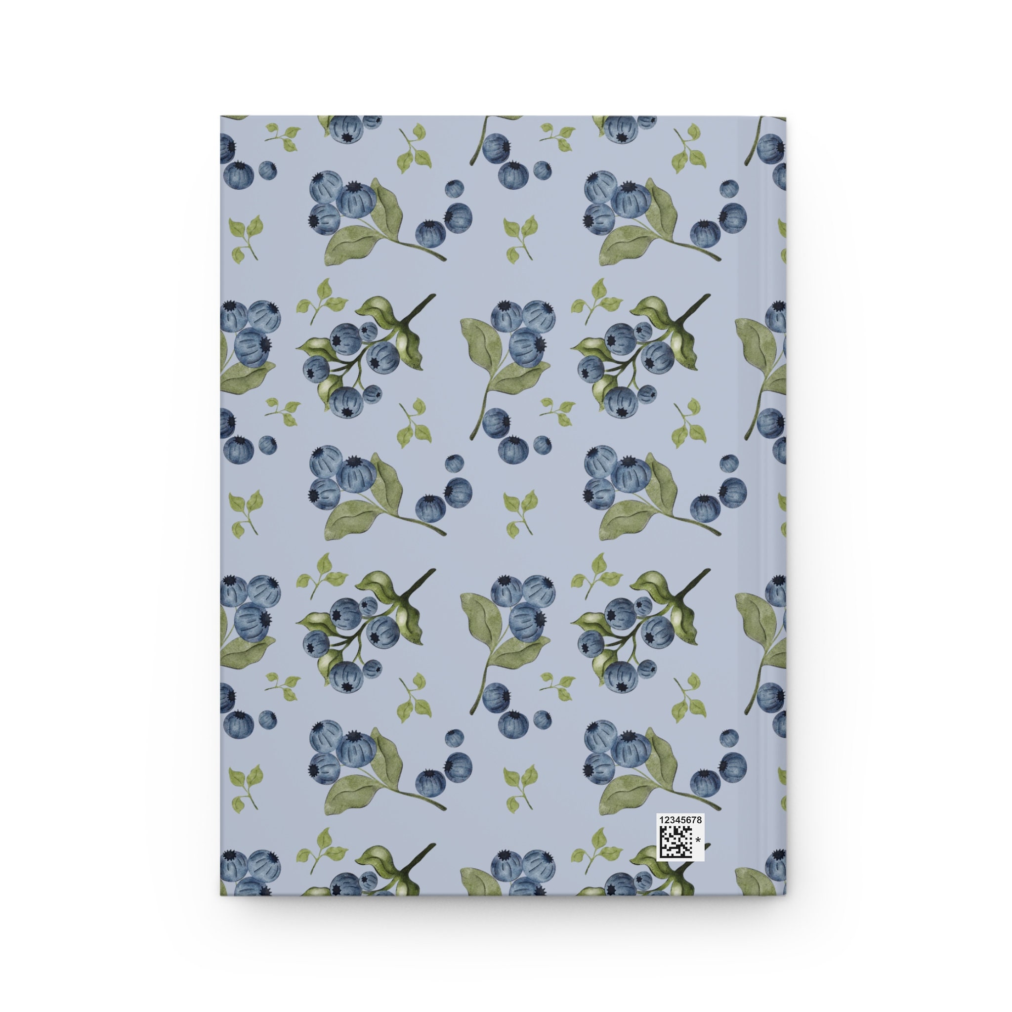 Blueberry Notebook - Hardcover Matte Cottegecore Journal in Blueberry ...
