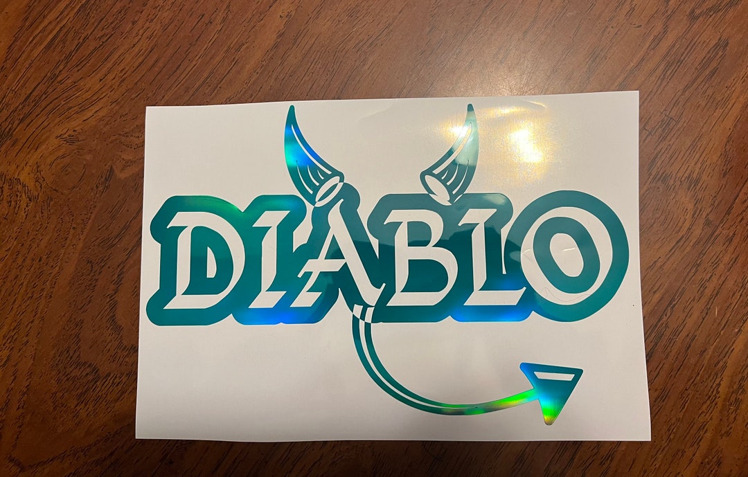 Diablo Decal 9 Inch Decal - Etsy