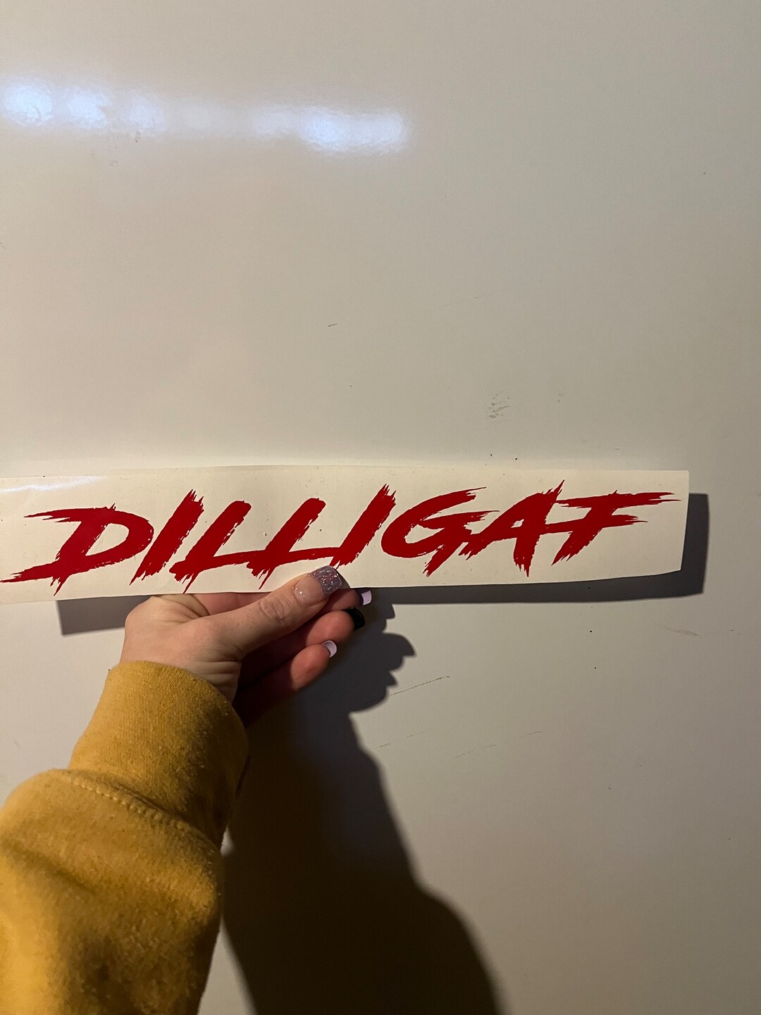 DILLIGAF Vehicle 12 Inch Decal - Etsy