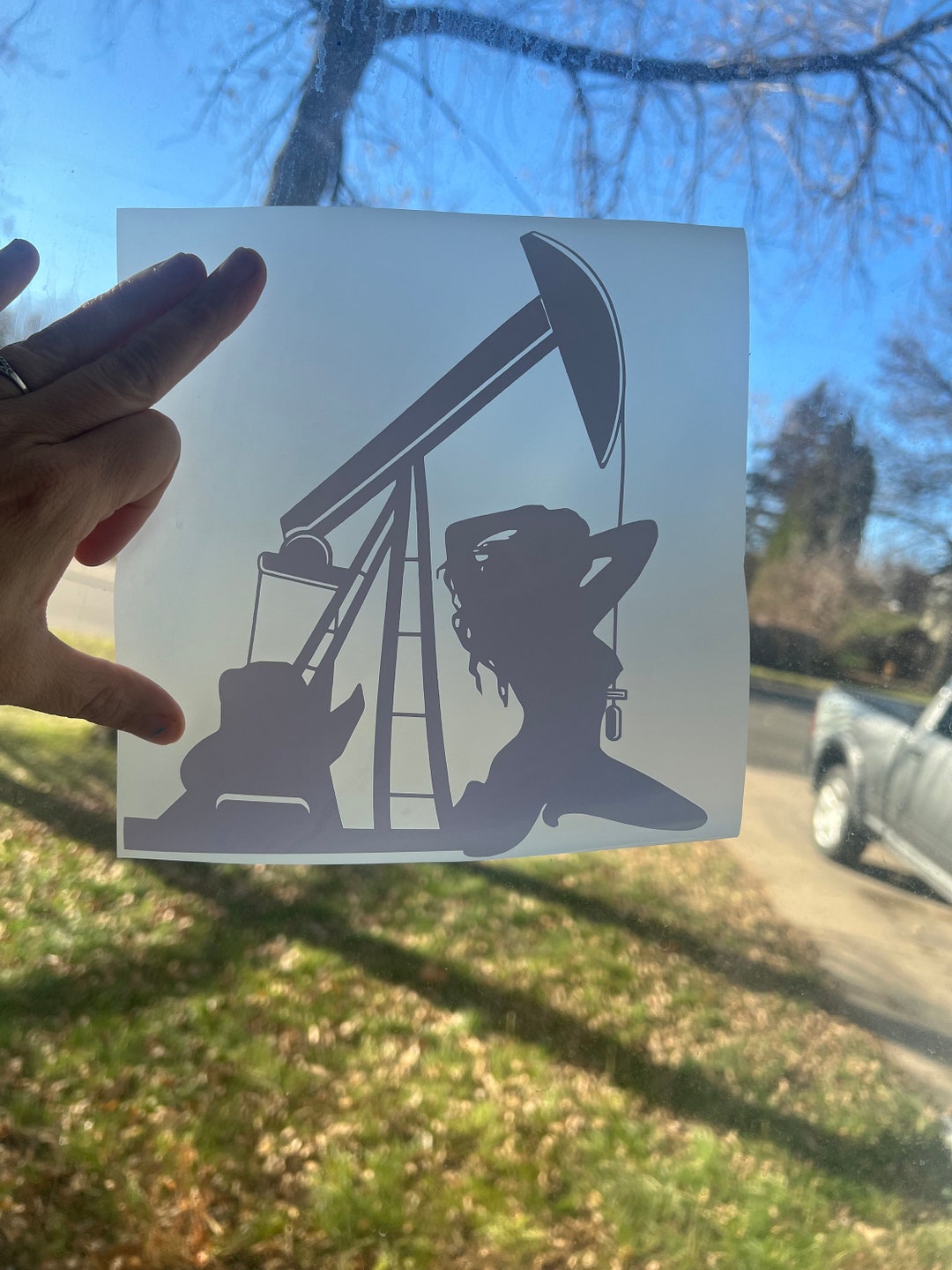 Pump Jack Oilfield 10 Inch Decal - Etsy